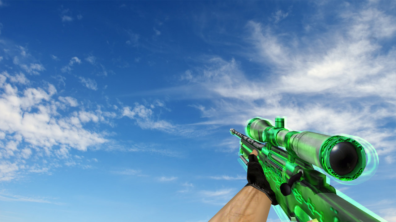 Модель «AWP Green Glass» для CS 1.6 - скачать на All-CS.ru
