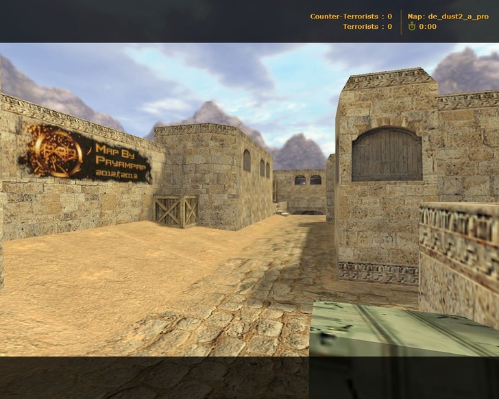Карта «de Dust2 A Pro для Cs 1 6 скачать на All