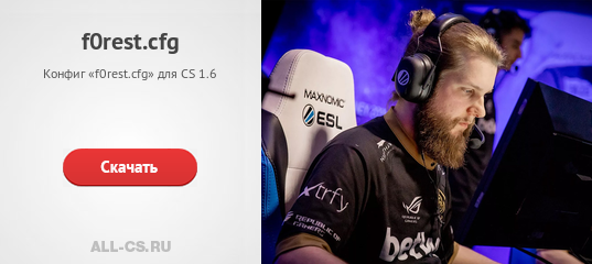 Конфиг «f0rest.cfg» для CS 1.6 - скачать на All-CS.ru